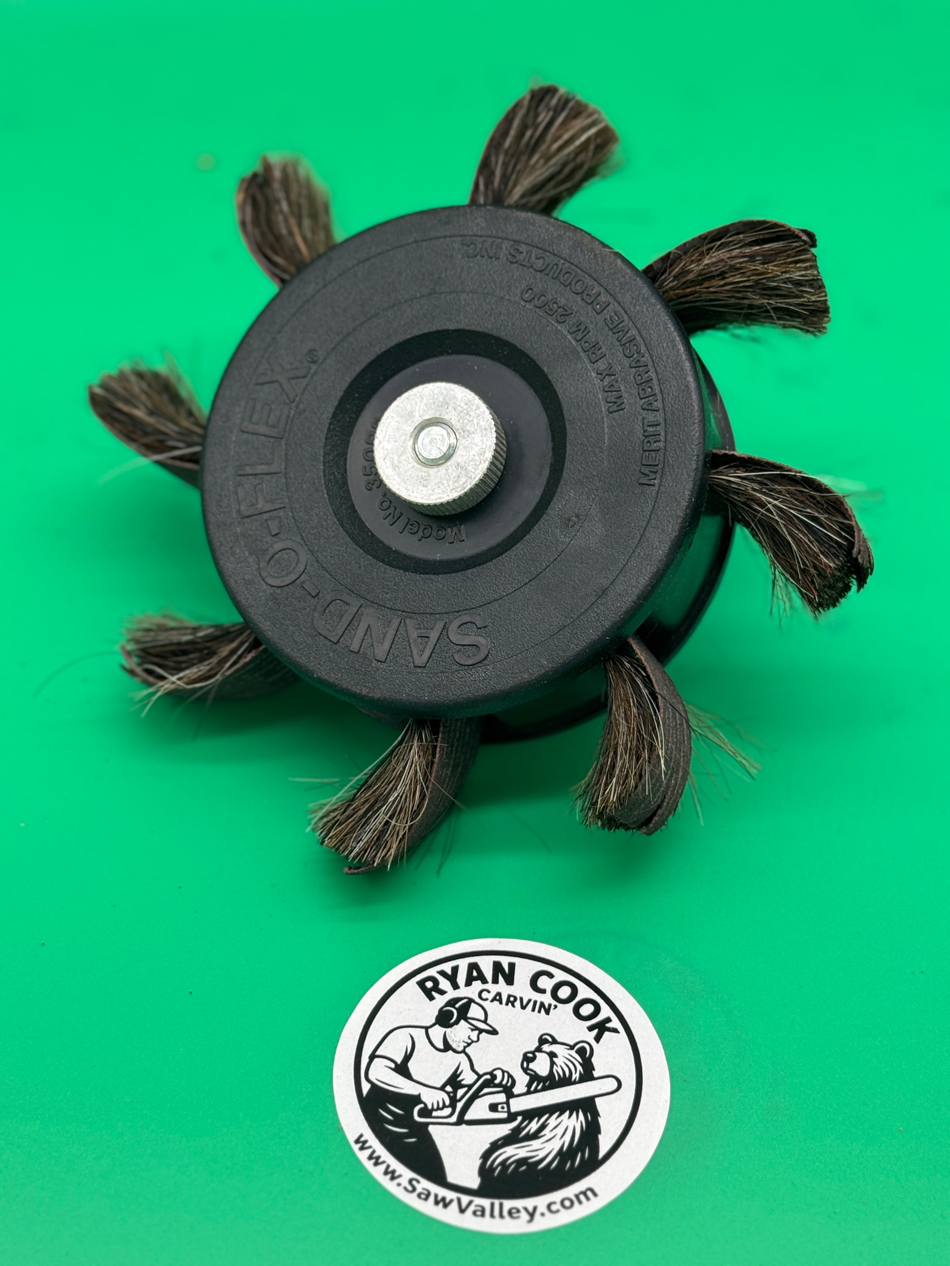 Sand-O-Flex Flexible Abrasive Head – 4" × 1" × 1/4" Bore – Saw Valley